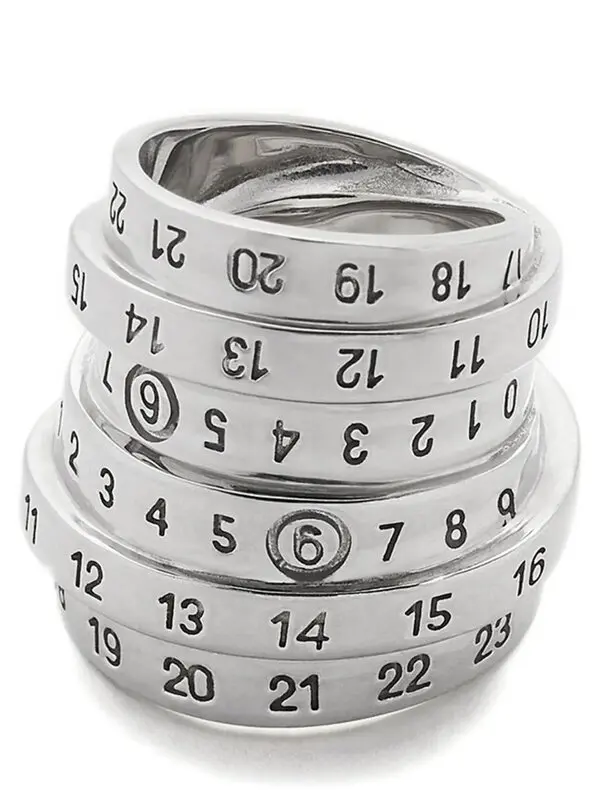 MAISON MARGIELA Logo Ring - Silver