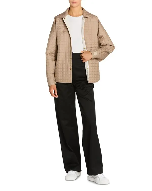 Moncler Quilted Shirt - Medium Beige