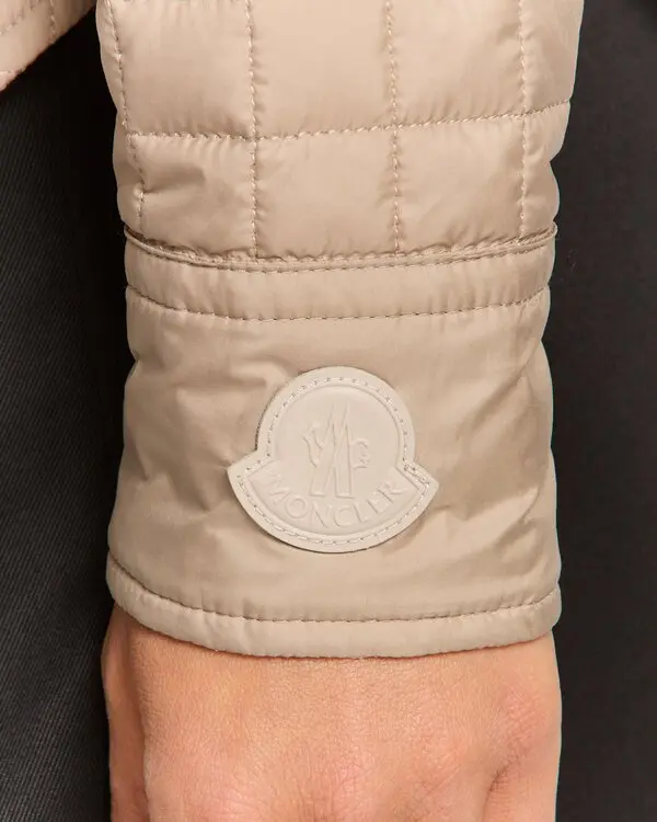 Moncler Quilted Shirt - Medium Beige