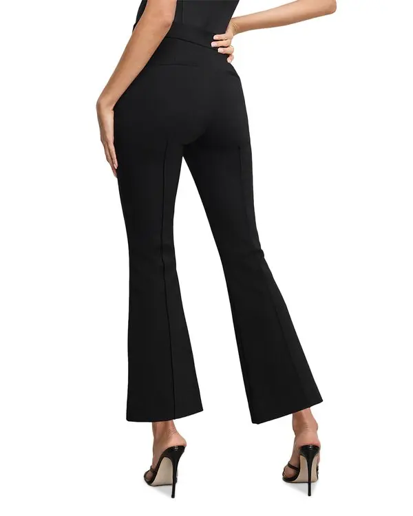 Good American Soft Stretch Ponte Kick Flare Pants