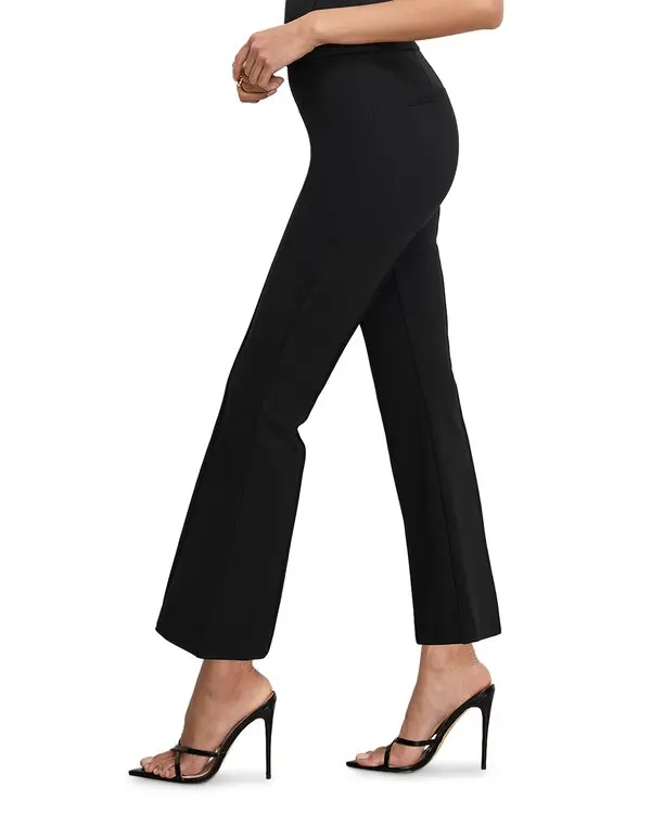 Good American Soft Stretch Ponte Kick Flare Pants