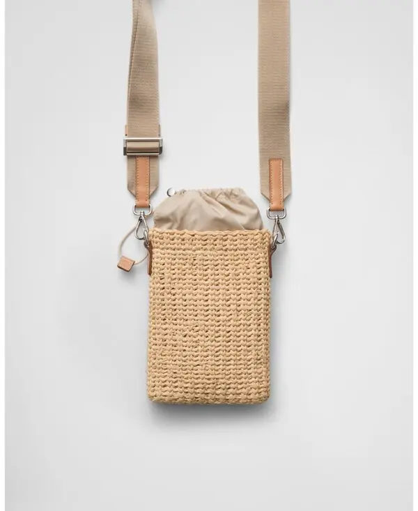 Prada Crochet Smartphone Case - Neutral