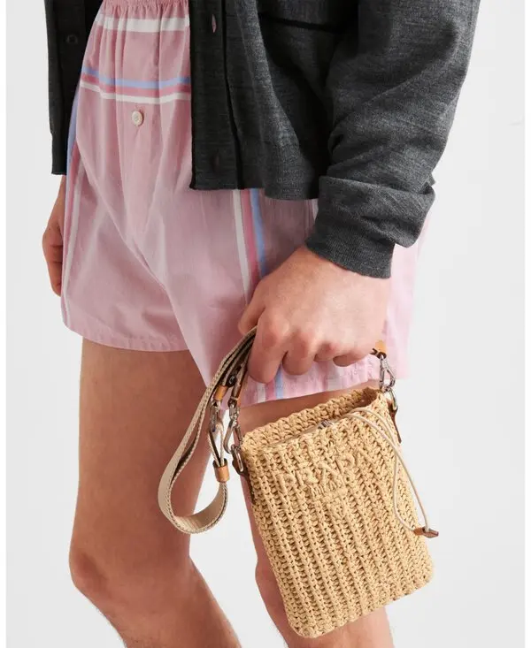 Prada Crochet Smartphone Case - Neutral
