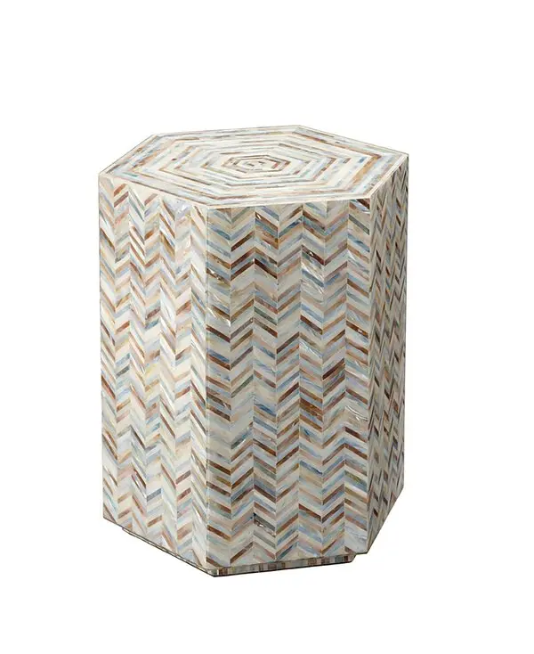 JAMIE YOUNG CO. Hepburn Hexagon Side Table - Grey