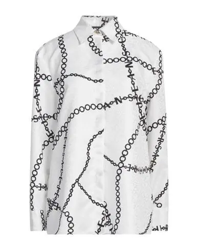 Versace Printed Long Sleeve Shirt - White