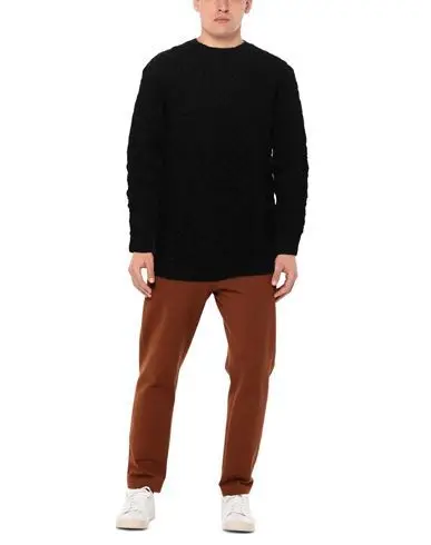 PAOLO PECORA Virgin Wool Cable-knit Sweater - Black