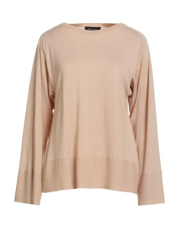 Fabiana Filippi Knitted Crewneck Sweater - Sand