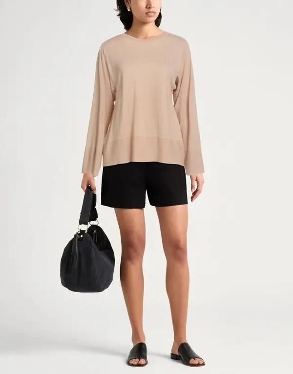 Fabiana Filippi Knitted Crewneck Sweater - Sand