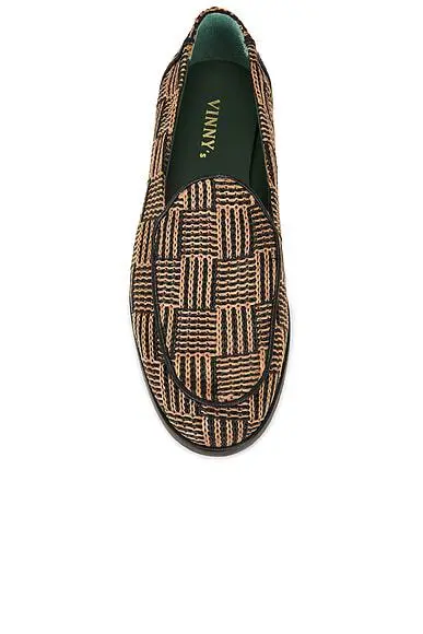 VINNY'S Raffia Loafer