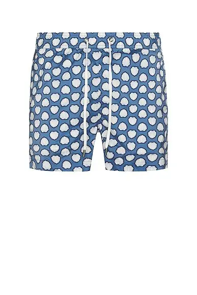Onia Charles 4 Swim Trunk - Dark Blue Multi