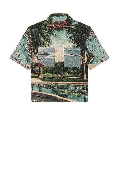 Amiri Paradise Tapestry Shirt
