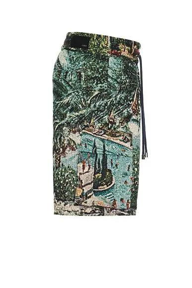 Amiri Paradise Tapestry Cargo Short