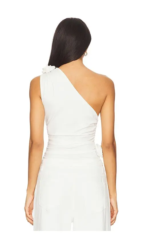 Lioness Rendezvous One Shoulder Top - Ivory