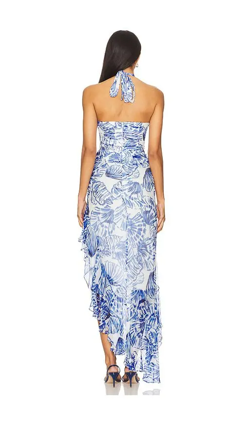 Amanda Uprichard Marabou Dress