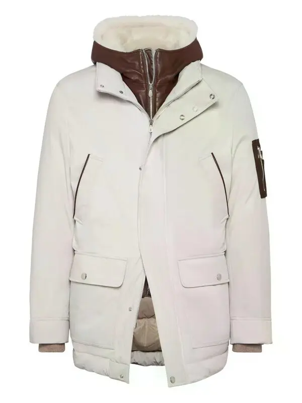 Brunello Cucinelli Double Closure Padded Jacket