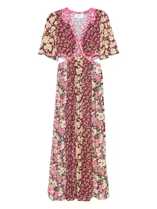 Ba&sh Ilma Floral Maxi Dress - Pink