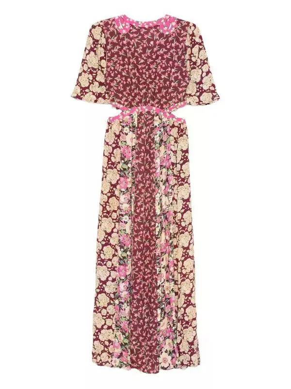 Ba&sh Ilma Floral Maxi Dress - Pink