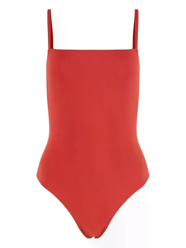 LIDO Tre Square-neck Swimsuit - Red