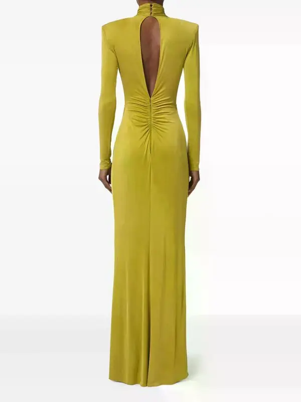 Elisabetta Franchi High-neck Draped Dress