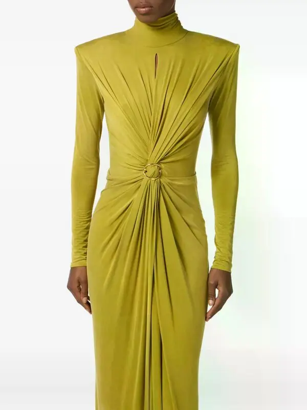 Elisabetta Franchi High-neck Draped Dress