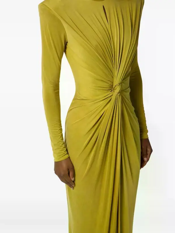 Elisabetta Franchi High-neck Draped Dress