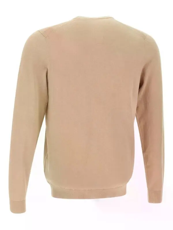 DIKTAT Ribbed-edge Cotton Sweater