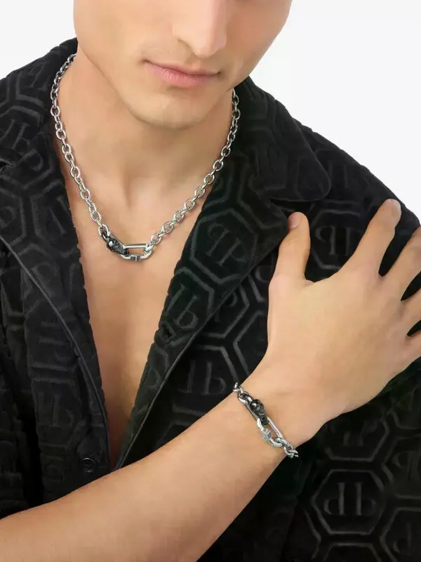 Philipp Plein Chain-link Bracelet - Silver