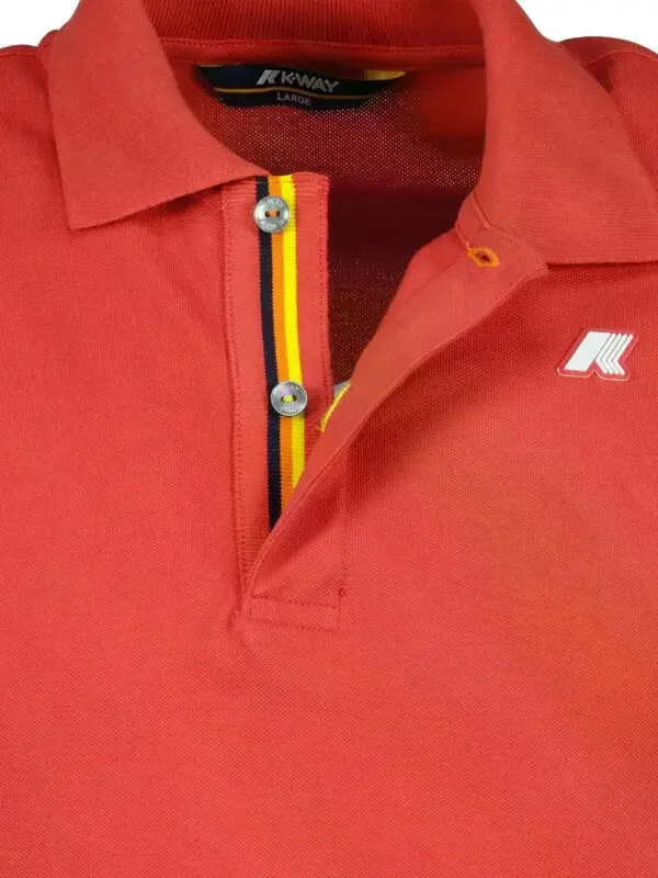 K-WAY Piqué Polo Shirt - Red