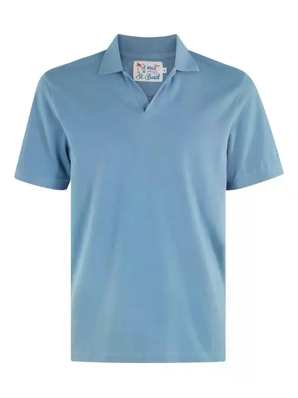 MC2 SAINT BARTH Cotton Polo Shirt - Blue