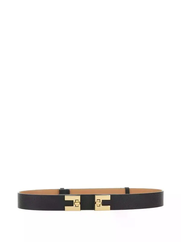 Elisabetta Franchi Logo-buckle Belt - Black