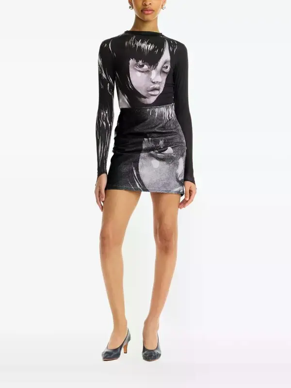 MAISIE WILEN Portrait-print Top