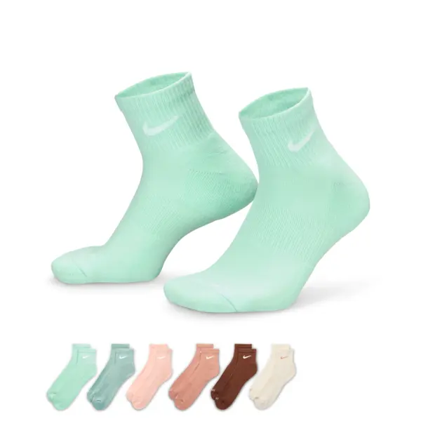 Nike Everyday Plus Cushioned Training Ankle Socks - Multicolor