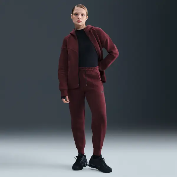 Nike Sportswear Tech Fleece Mid-rise Jogger Pants - Red