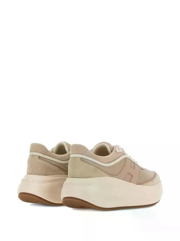 Hogan H696 Chunky Runner Sneakers - Neutrals