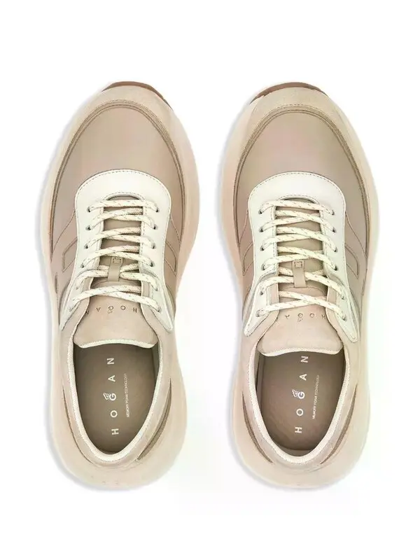 Hogan H696 Chunky Runner Sneakers - Neutrals