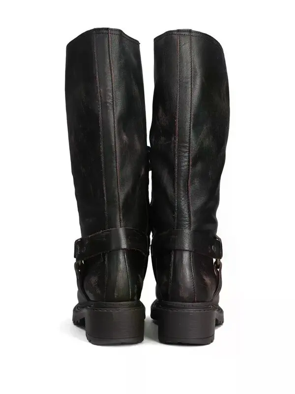 METISSE 55mm Leather Boots - Brown