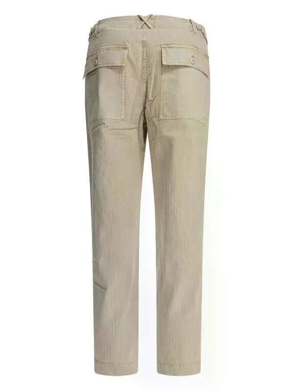 ALEX MILL Herringbone Pocket Trousers - Neutrals
