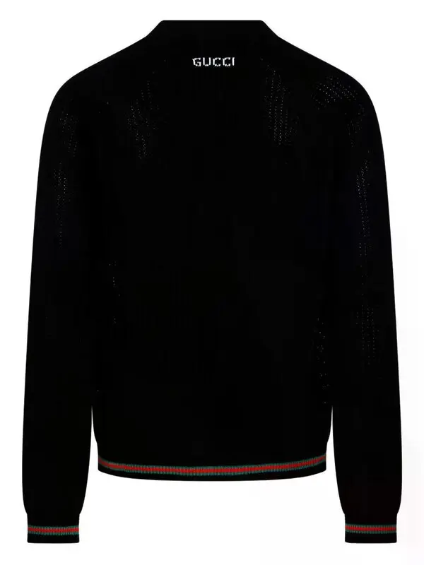 Gucci Ribbed-knit Button Cardigan