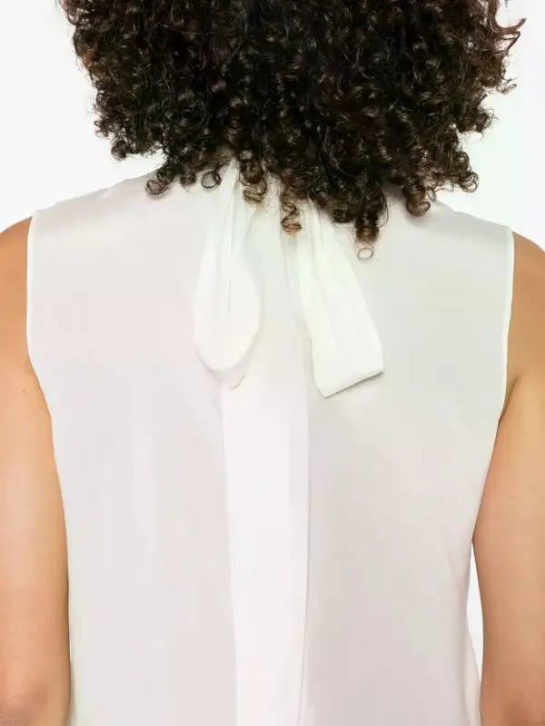 MAZZARELLI Sleeveless Mock-neck Top