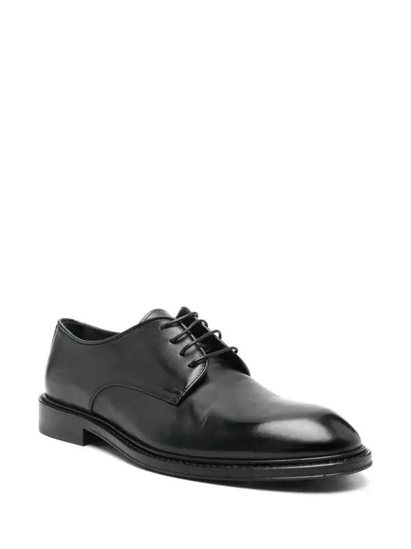 Corneliani Leather Derby Shoes