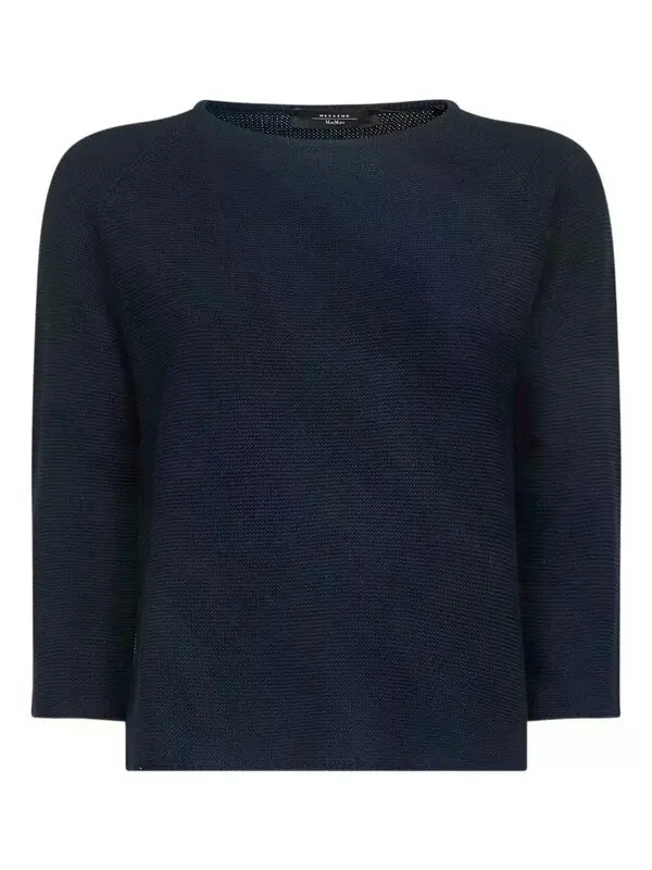 Max Mara Boat-neck Sweater - Blue
