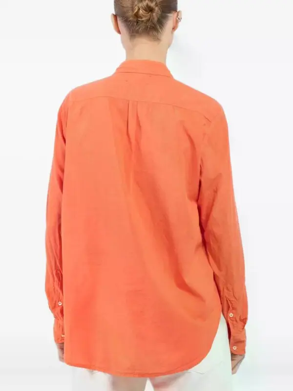 Xirena Long-sleeve Button-fastening Shirt - Orange