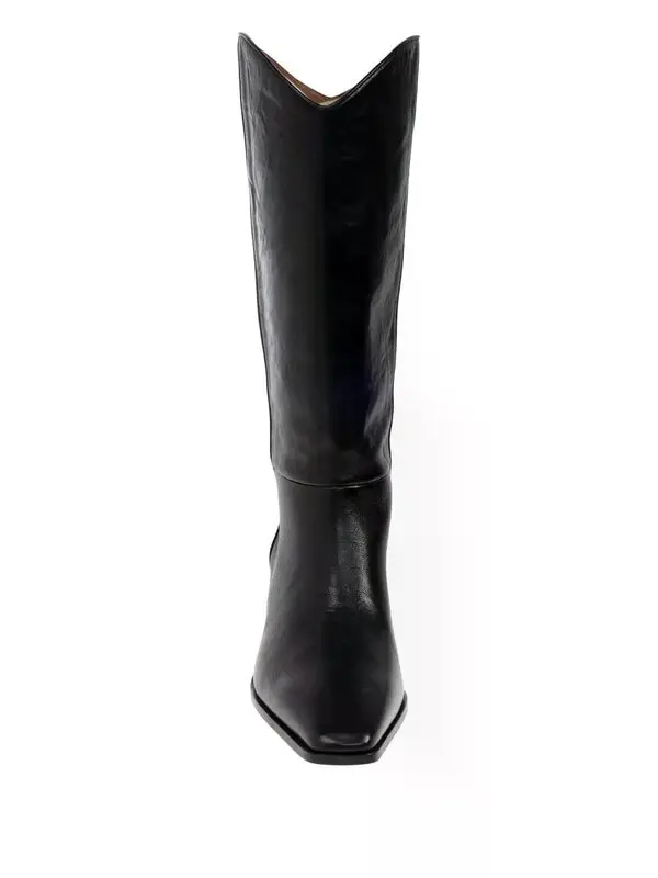 Paris Texas 50mm Bettina Leather Pointed-toe Boots