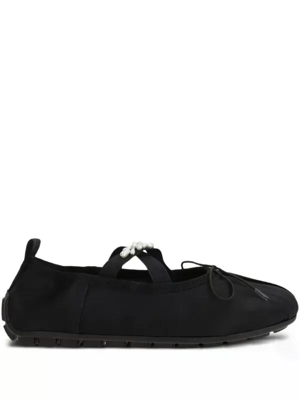 Simone Rocha Faux Pearl-embellished Ballet Flats