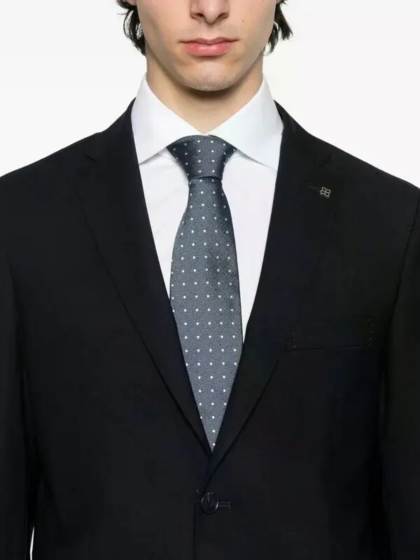 Tagliatore Single-breasted Wool Suit - Blue