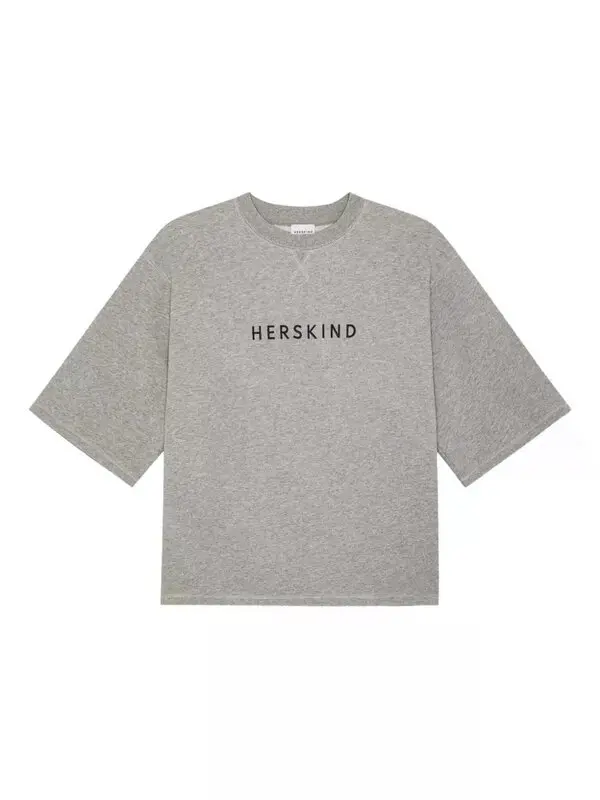 HERSKIND Linette Embroidered Short-sleeve T-shirt