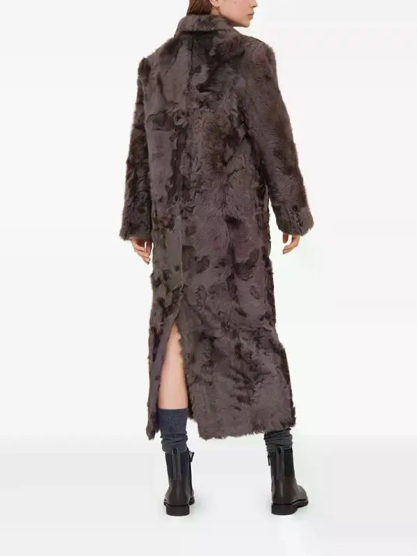 Brunello Cucinelli Double-breasted Lamb Fur Coat