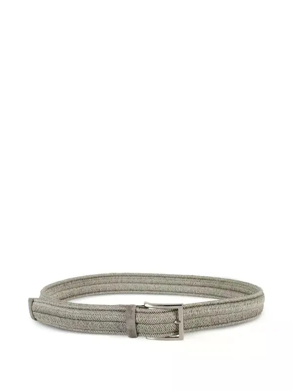ORTIGNI Braided Rope Belt - Grey