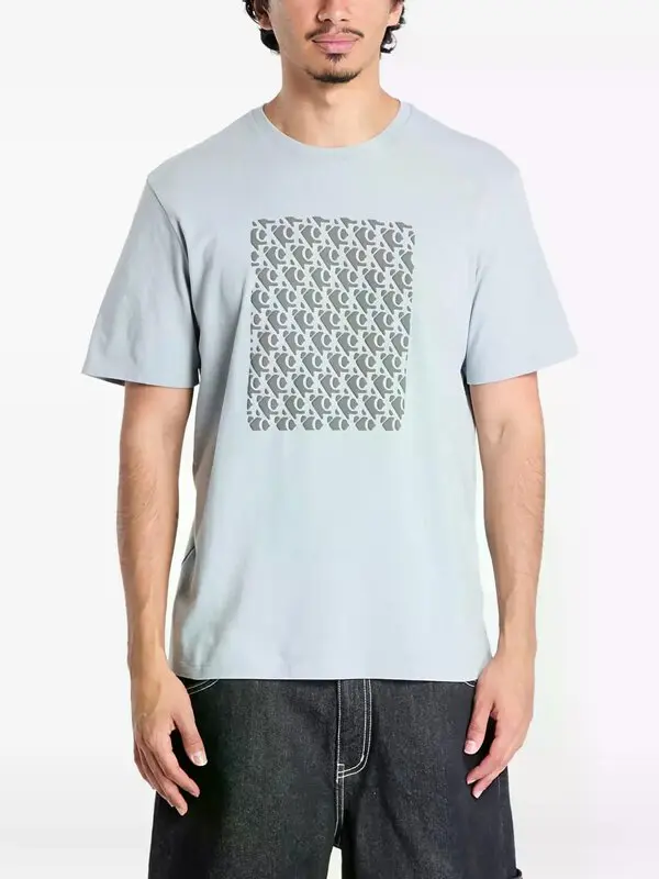 Calvin Klein Logo-print Pattern Short-sleeved T-shirt