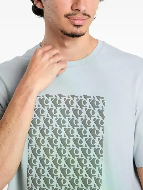 Calvin Klein Logo-print Pattern Short-sleeved T-shirt